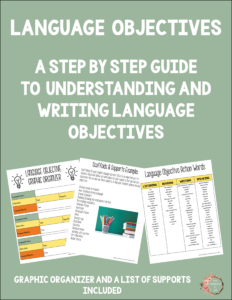 Language Objectives: A Step by Step Guide – My Adventures in ESL